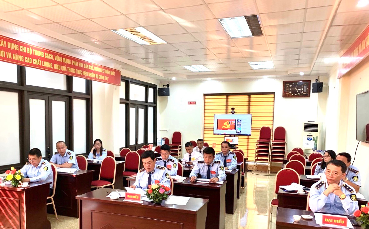 Chi bộ Đội QLTT số 1 thuộc Đảng bộ Cục QLTT tỉnh Sơn La tổ chức Đại hội lần thứ II, nhiệm kỳ ...